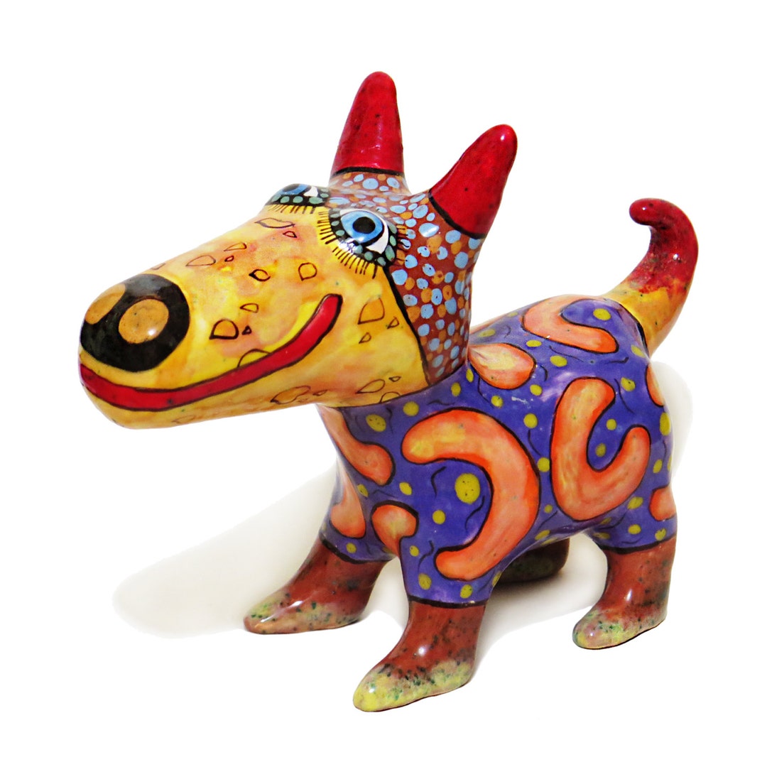 Clay Dog, Ceramic Dog, Little Dog, Dog Figurines, Puppy Ceramic, Clay ...