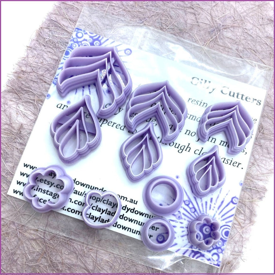 Resin Polymer Clay Shape Cutters CHERYL'S LEAVES - Etsy