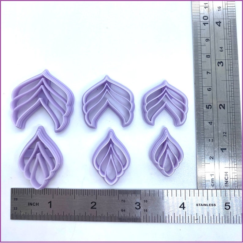 Resin Polymer Clay Shape Cutters CHERYL'S LEAVES - Etsy