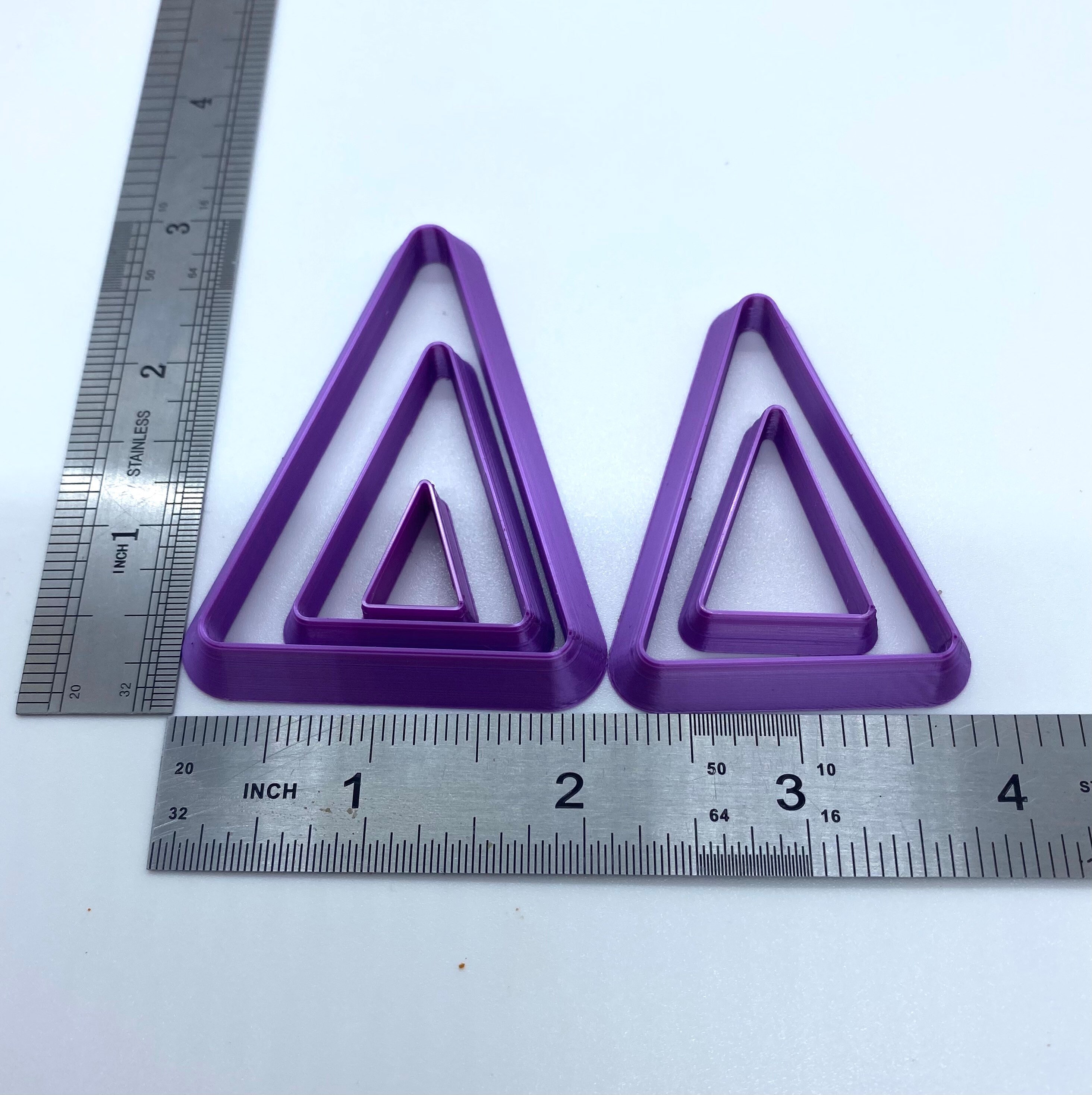 Polymer Clay Shape Cutters ROUNDED TRIANGLE Clay Cutters - Etsy Australia