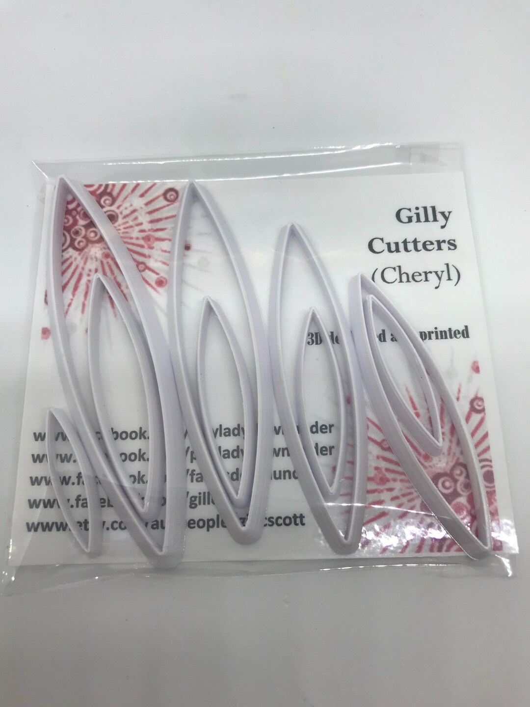 Polymer Clay Shape Cutters Pod Shapes CHERYL Clay Cutters Gilly Cutters ...