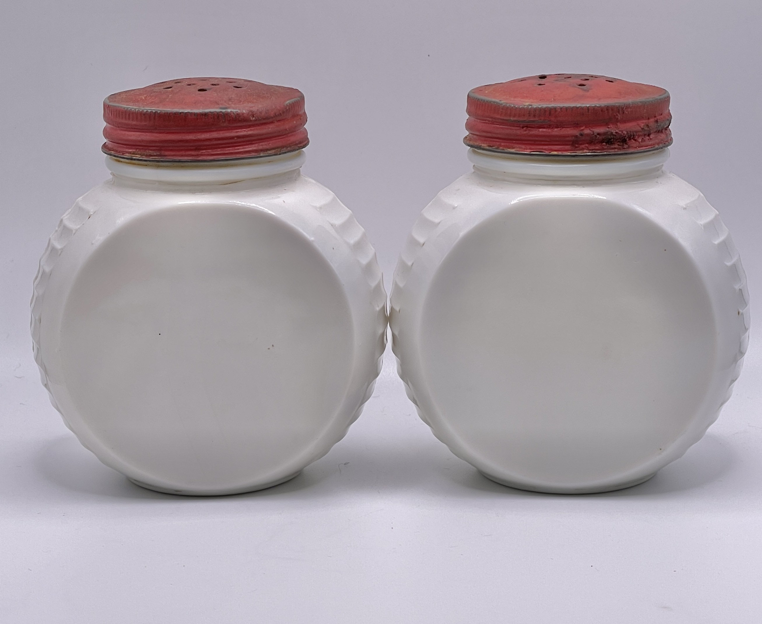 Vintage 1940s Fire King Vitrock Salt & Pepper Shakers Set by Anchor ...