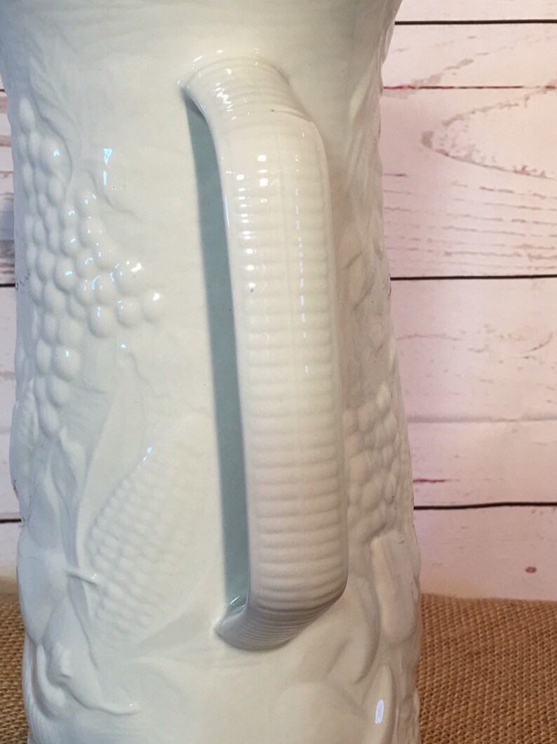 White Pontesa Ironstone Made in Spain-china Moda Pitcher & - Etsy