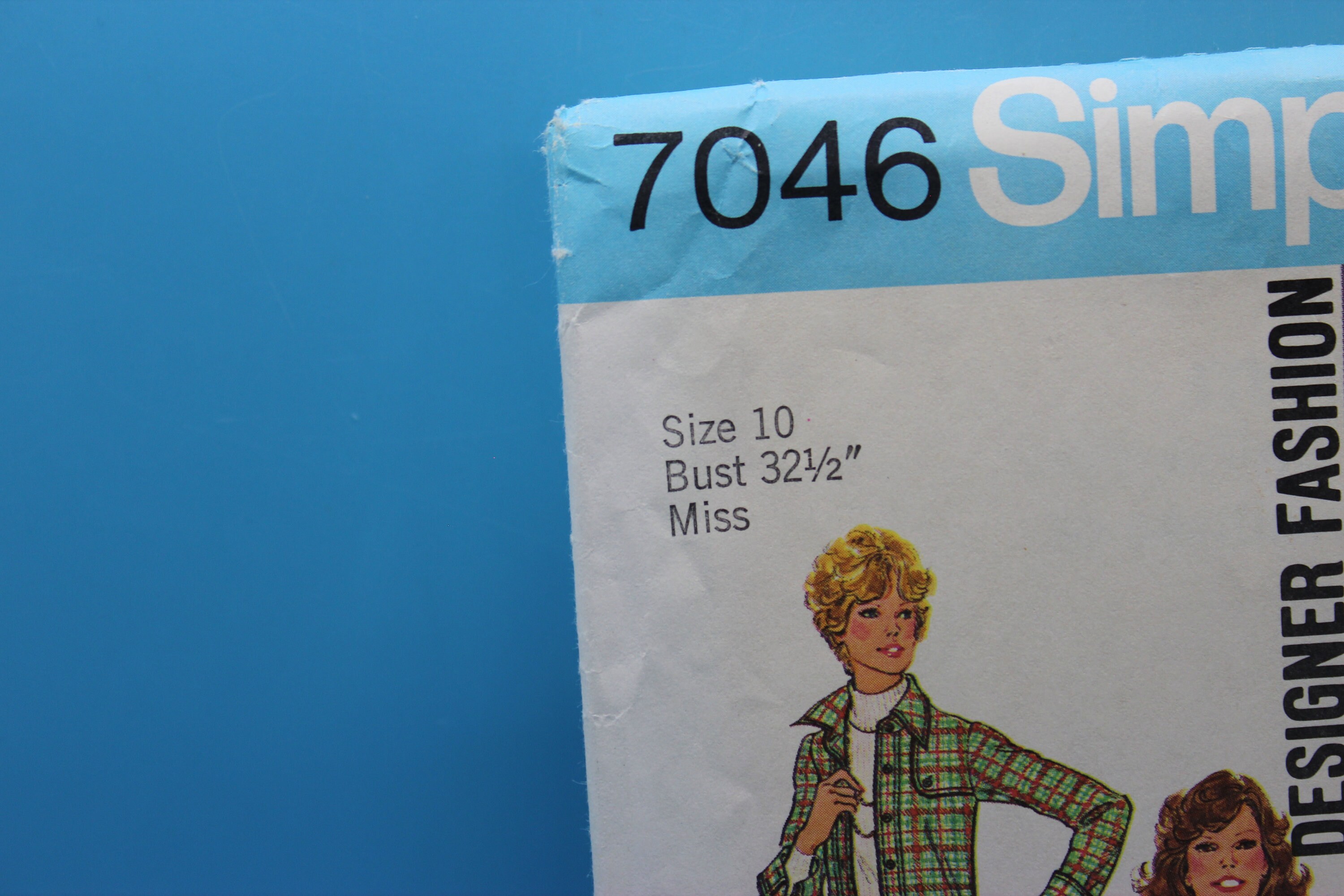 1970's Leisure Suit Simplicity Pattern 7046 Size 10 - Etsy