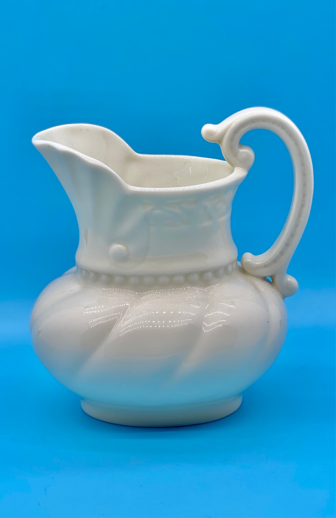 Lenox Green Mark Ivory Porcelain Pitcher - Etsy