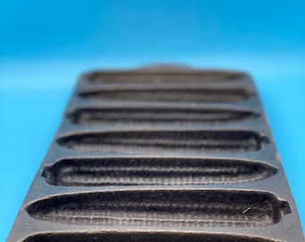 Cast Iron Corn Fritter Mold Pan Corn Stick Mold 7 corn - Etsy
