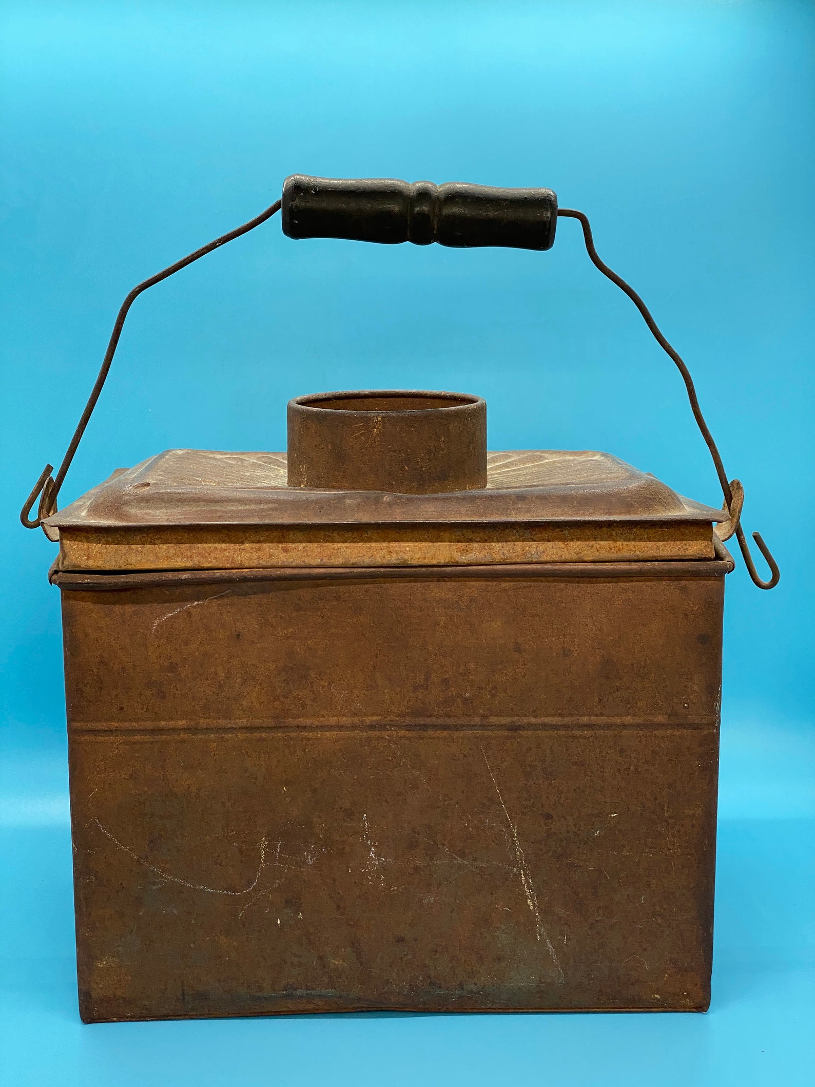 Vintage Coal Miner/railroad Lunch Box - Etsy