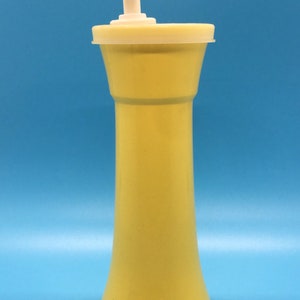 Tupperware Vintage Mustard Pump Yellow - Etsy