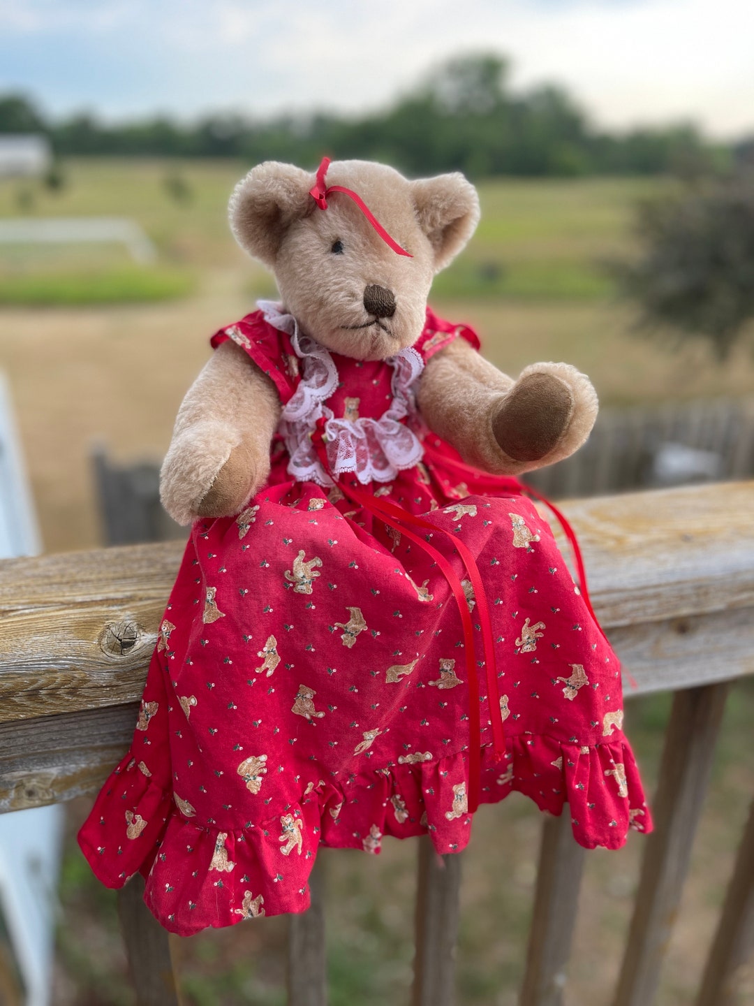1986 Vintage Muriel Townsend Original Cranberry Mountain Teddy Bear - Etsy