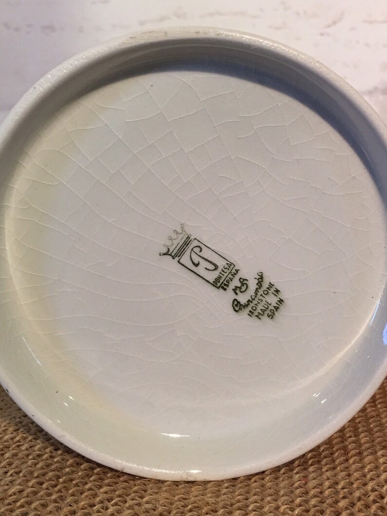 White Pontesa Ironstone Made in Spain-china Moda Pitcher & - Etsy