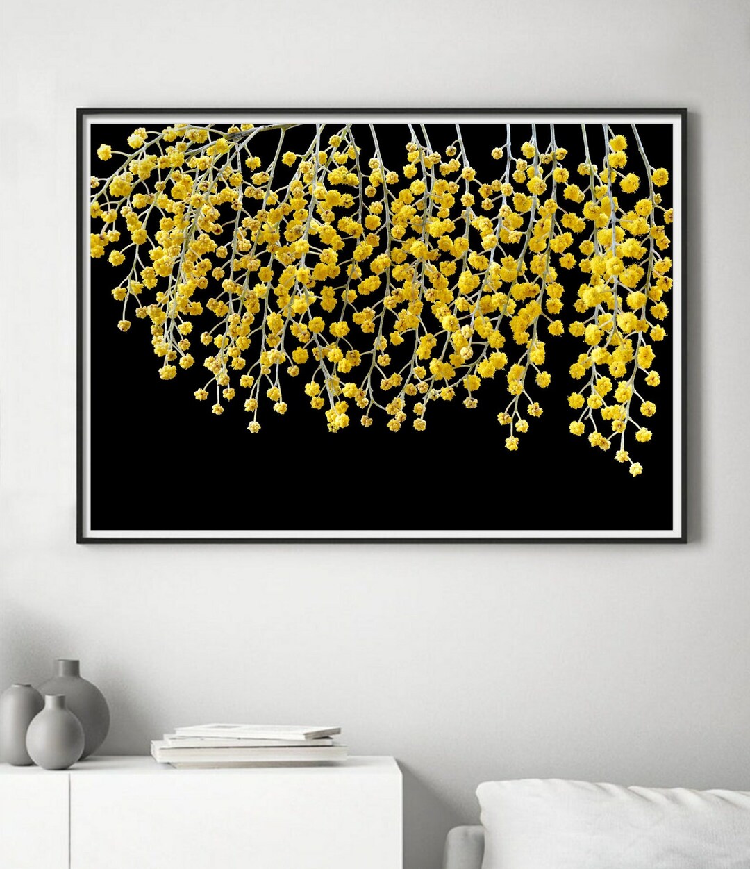 Australian Wattle Downloadable Print Printable Floral - Etsy