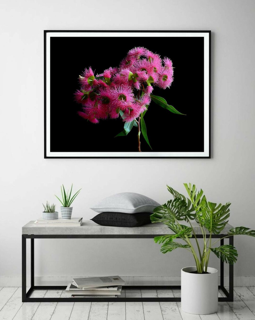 Printable Pink Gum Blossoms Artwork Australian Native Floral - Etsy