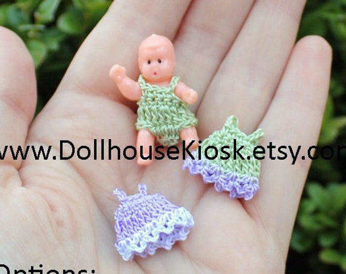 Mini Doll With Clothes as Shown 1.25 Inch Doll With 1 Onesie - Etsy