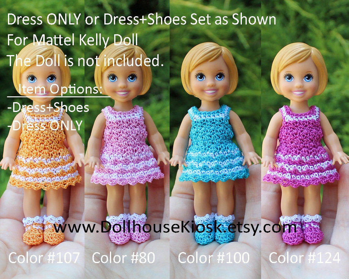 4 Inch Doll Clothes Dress or Dress and Shoes Set - Etsy