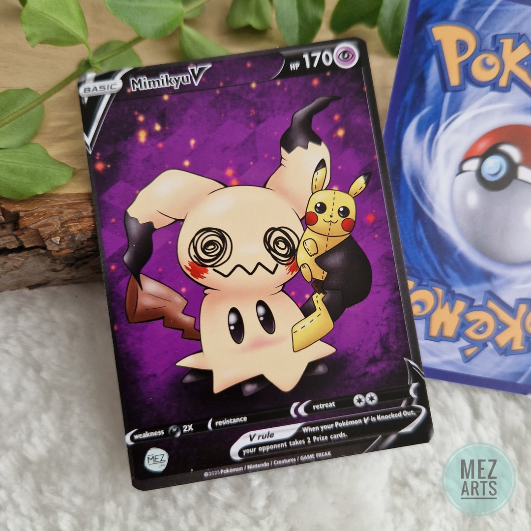 Mimikyu | Custom Card - Etsy