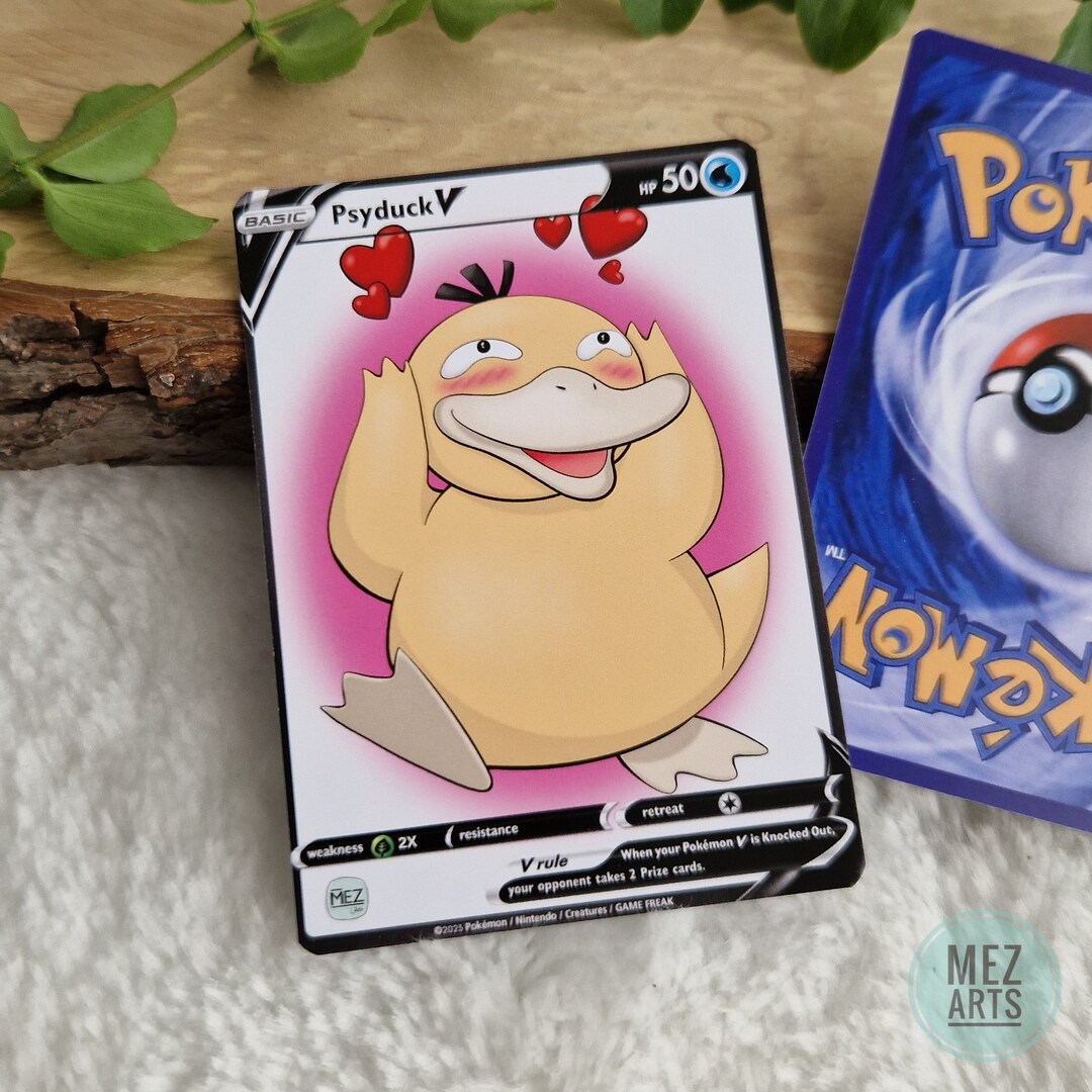 Psyduck | Custom Card - Etsy