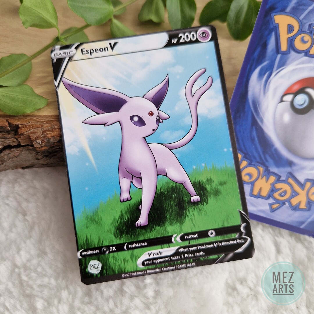 Espeon | Custom Card - Etsy