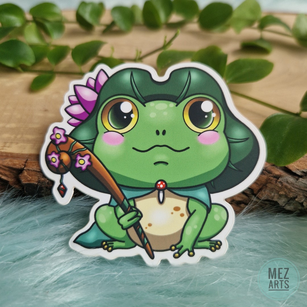Frog Druid Sticker Fantasy and D&D Dungeons and Dragons - Etsy