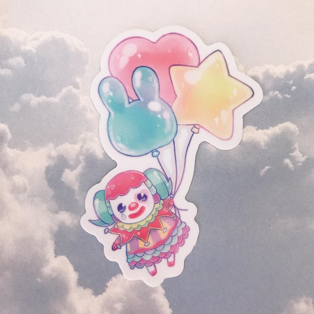 Pietro Clown Sheep Sticker Animal Crossing New Horizons - Etsy