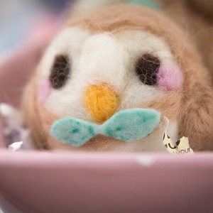 Rowlet Needlefelt Plush From Pokemon Sun and Moon - Etsy