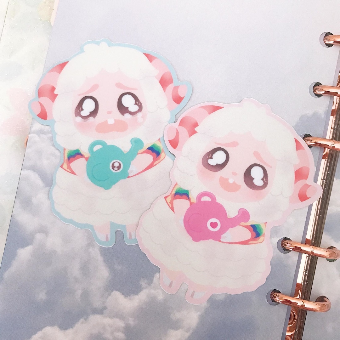 Happy and Crying Dom Sticker From Animal Crossing New Horizons ...