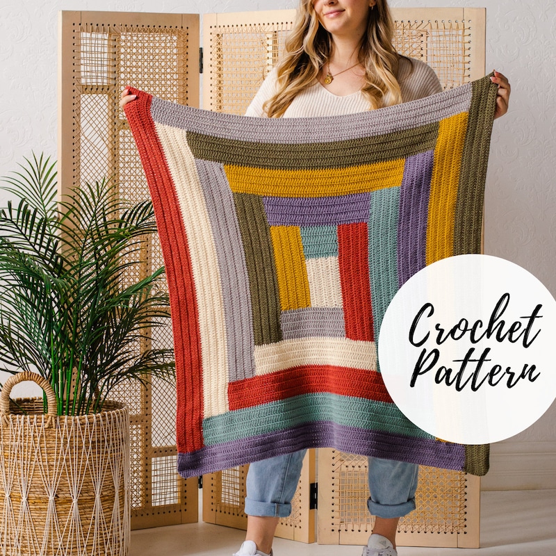 Crochet Color Block - Etsy