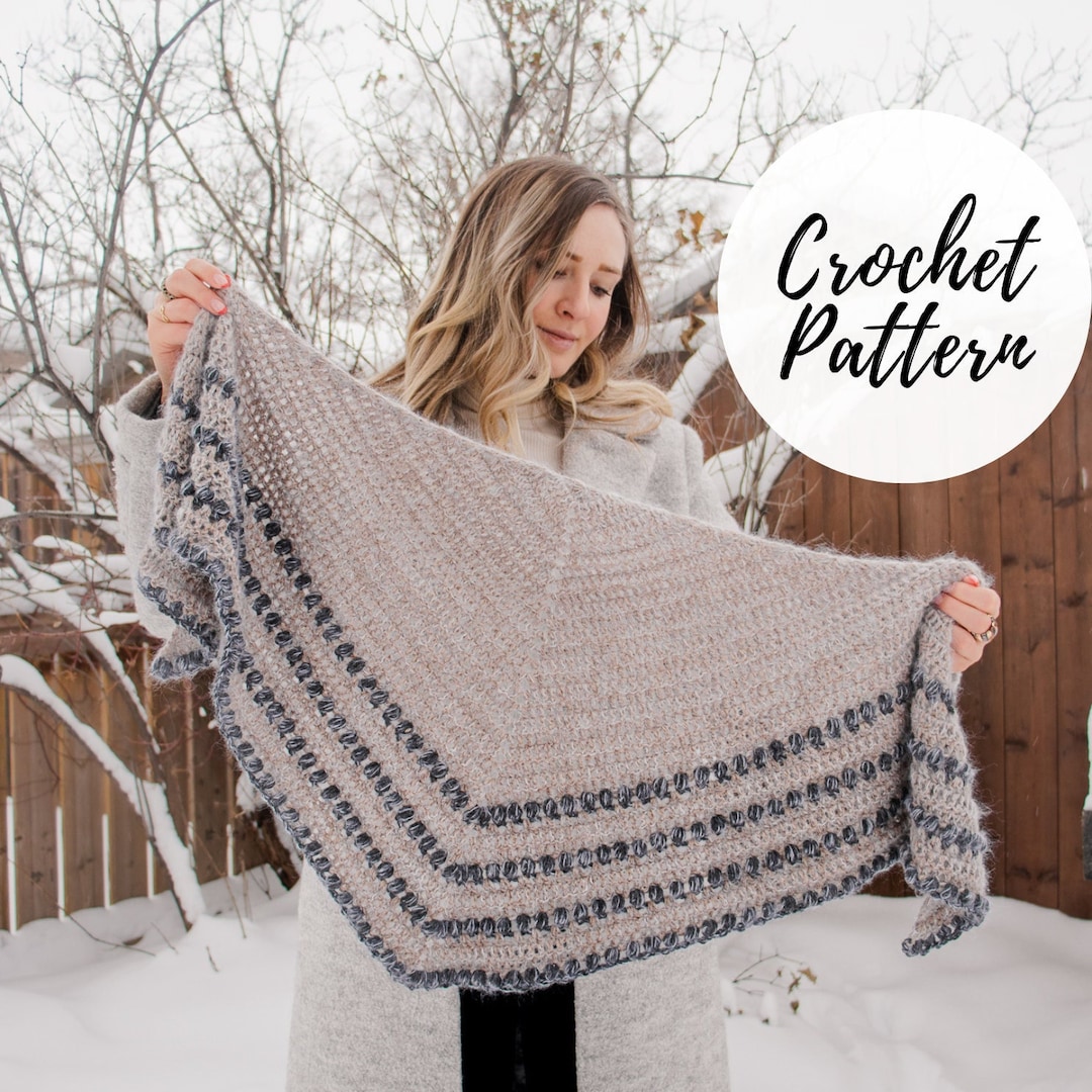 Arbor Grove Wrap X Crochet Pattern - Etsy