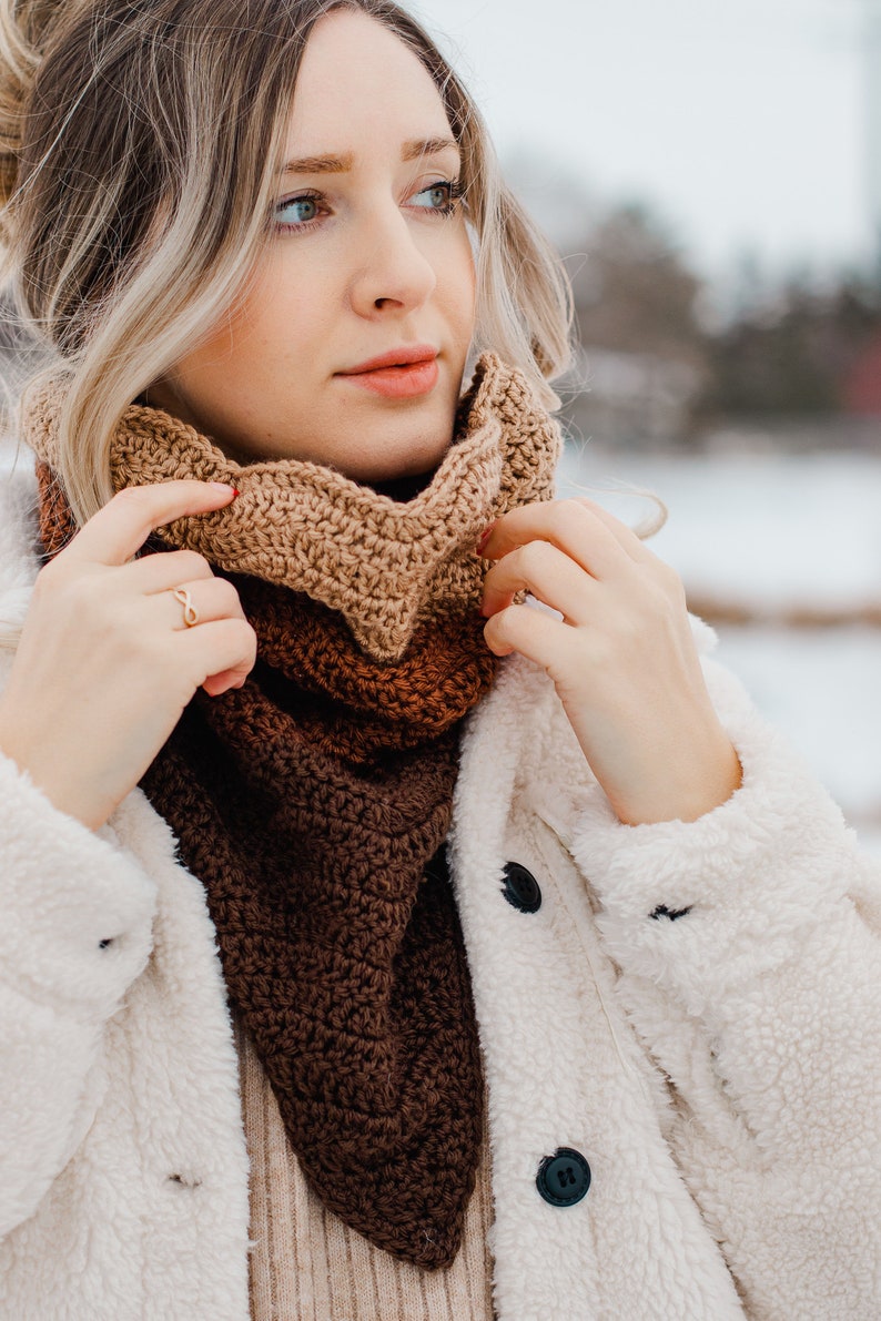 Penrose Pointed Cowl X Crochet Pattern - Etsy