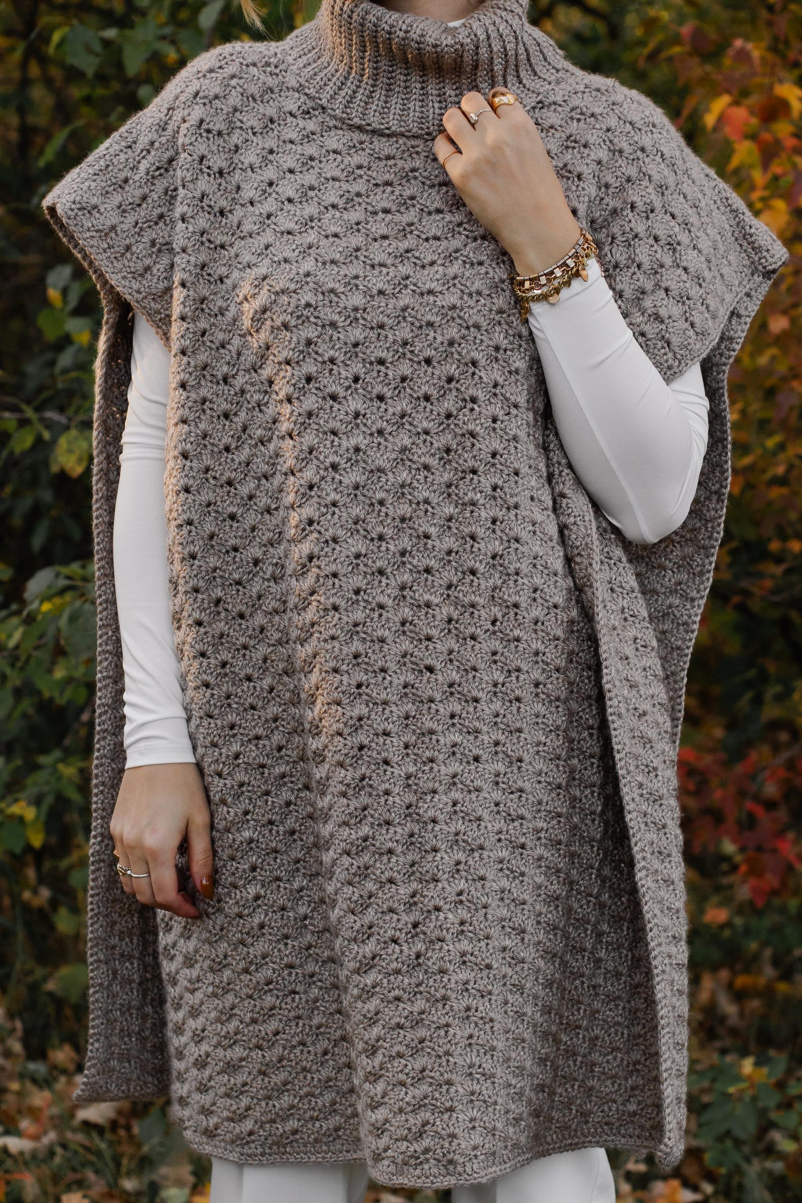 Northcross Poncho X Crochet Pattern - Etsy