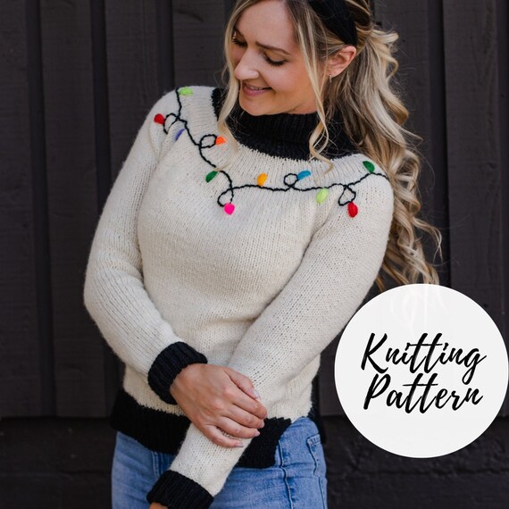 Light It up X Knitting Pattern - Etsy