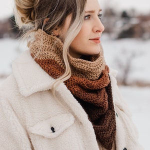 Penrose Pointed Cowl X Crochet Pattern - Etsy