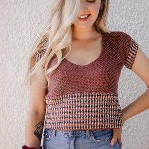 Jewel Tone Tee X Crochet Pattern - Etsy