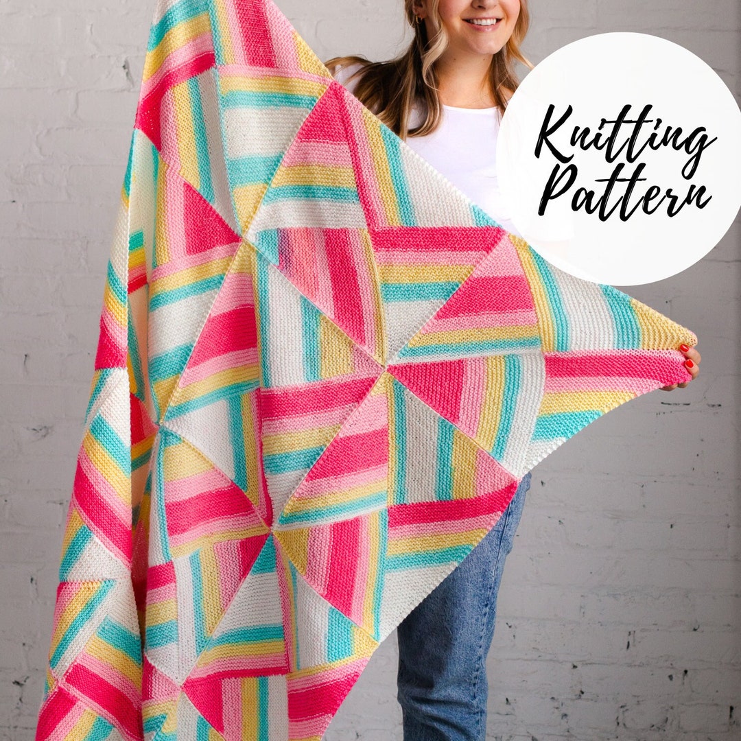Dreamhouse Blanket X Knitting Pattern - Etsy