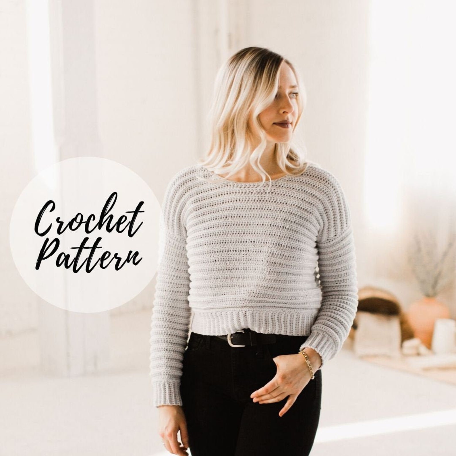 Body Language Sweater X Crochet Pattern - Etsy