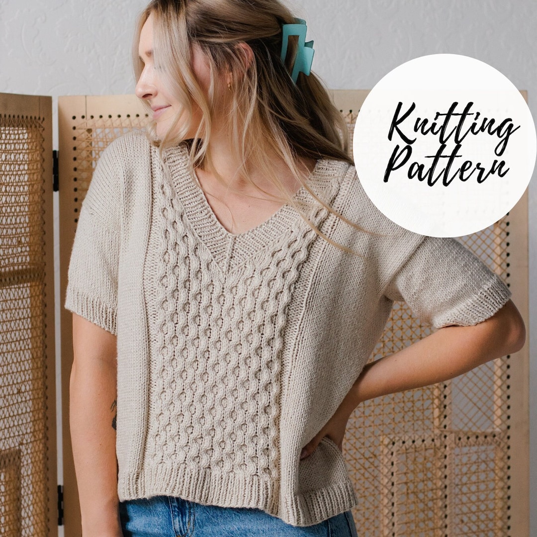 Quail Ridge Tee X Knitting Pattern - Etsy