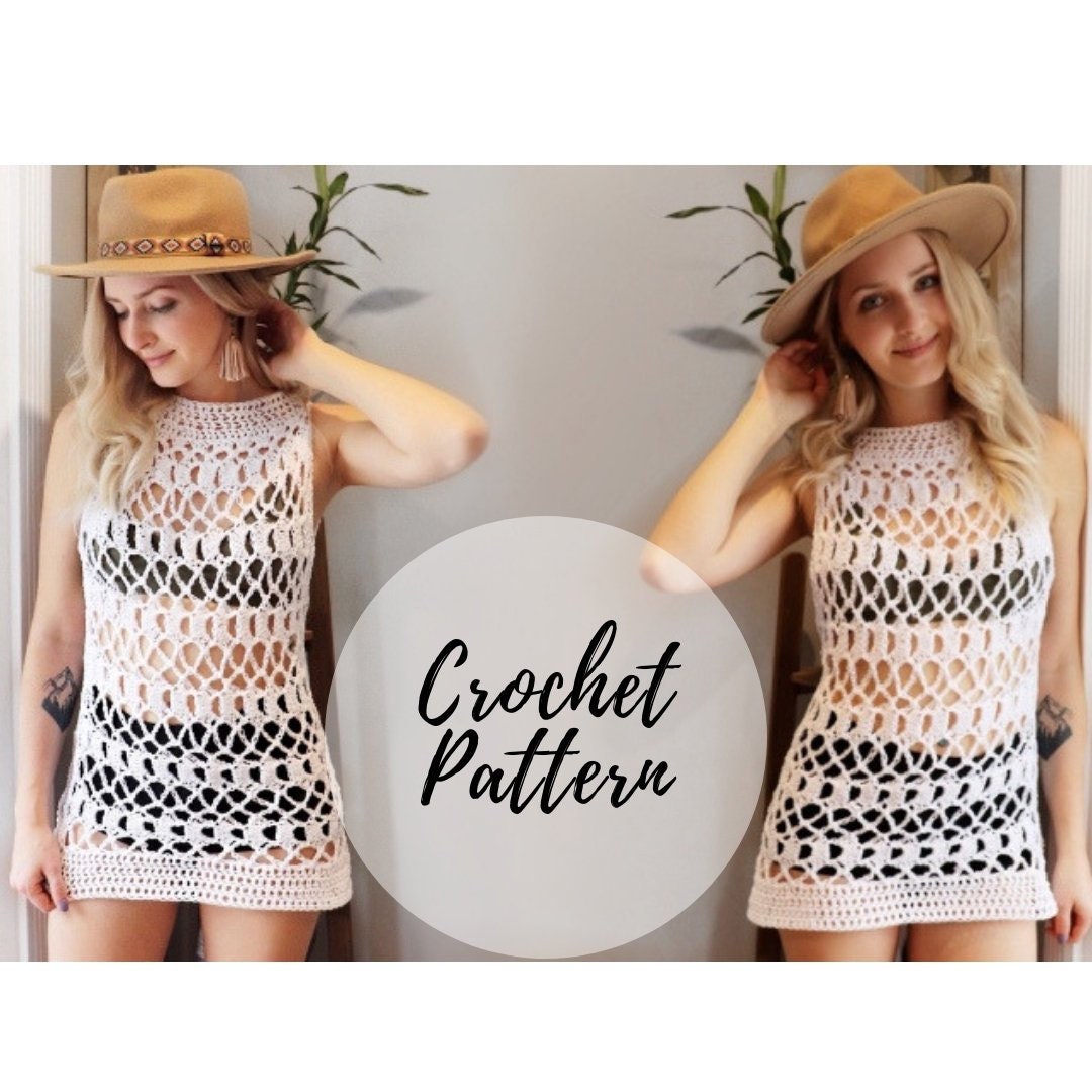 Island Beach Dress X Crochet Pattern - Etsy Canada