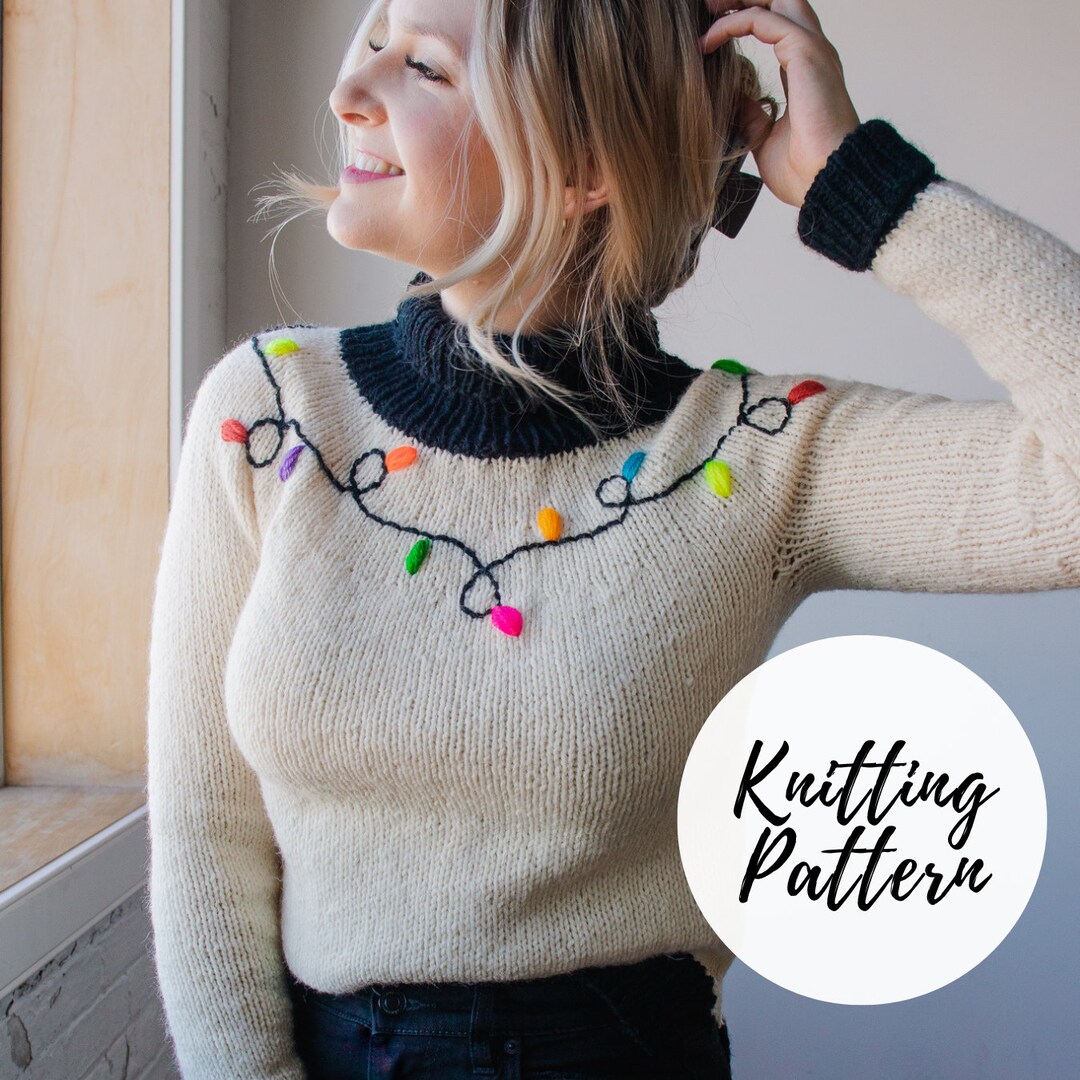 Light It up X Knitting Pattern - Etsy