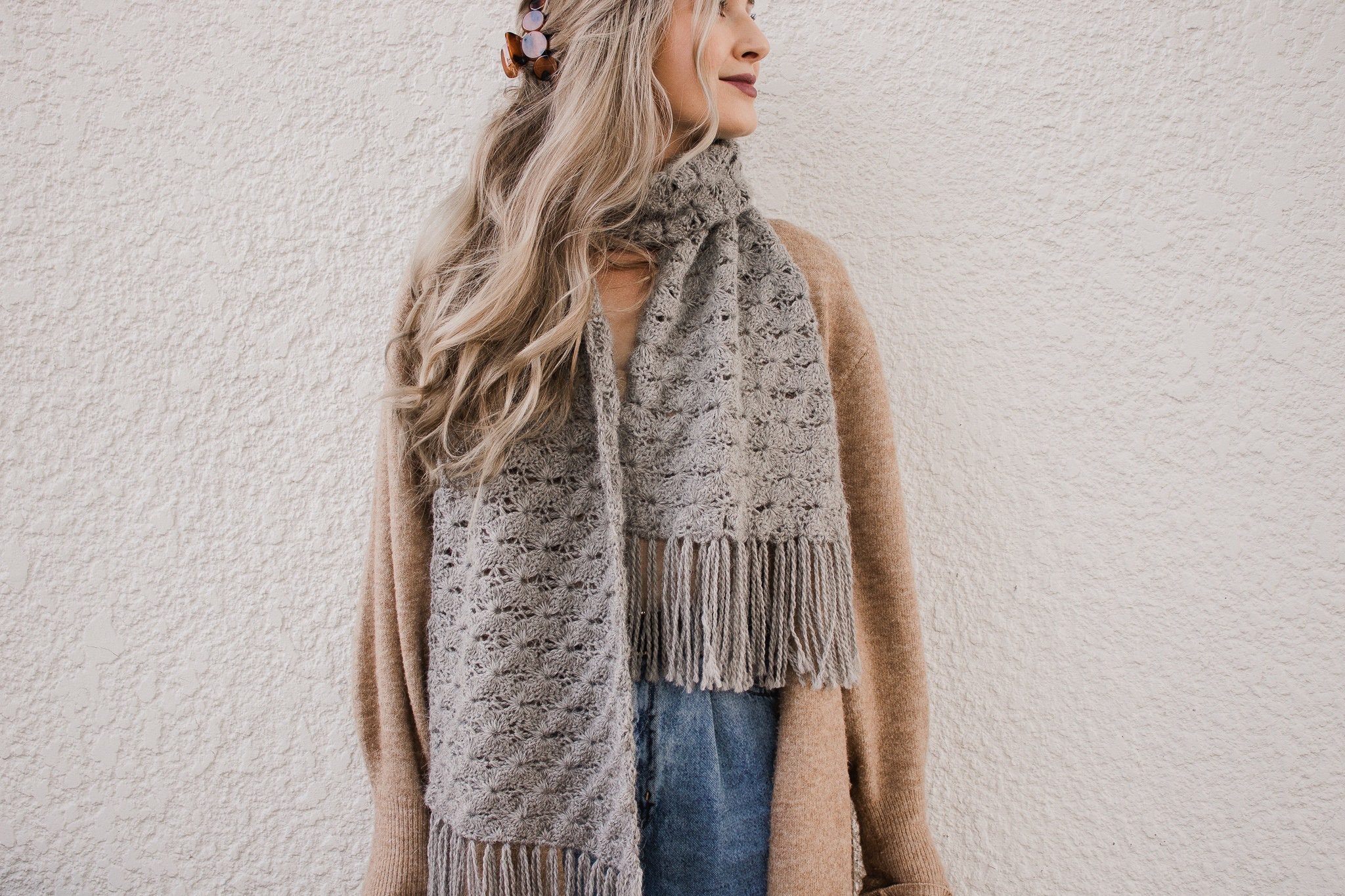 Dandelion Meadow Scarf X Crochet Pattern - Etsy