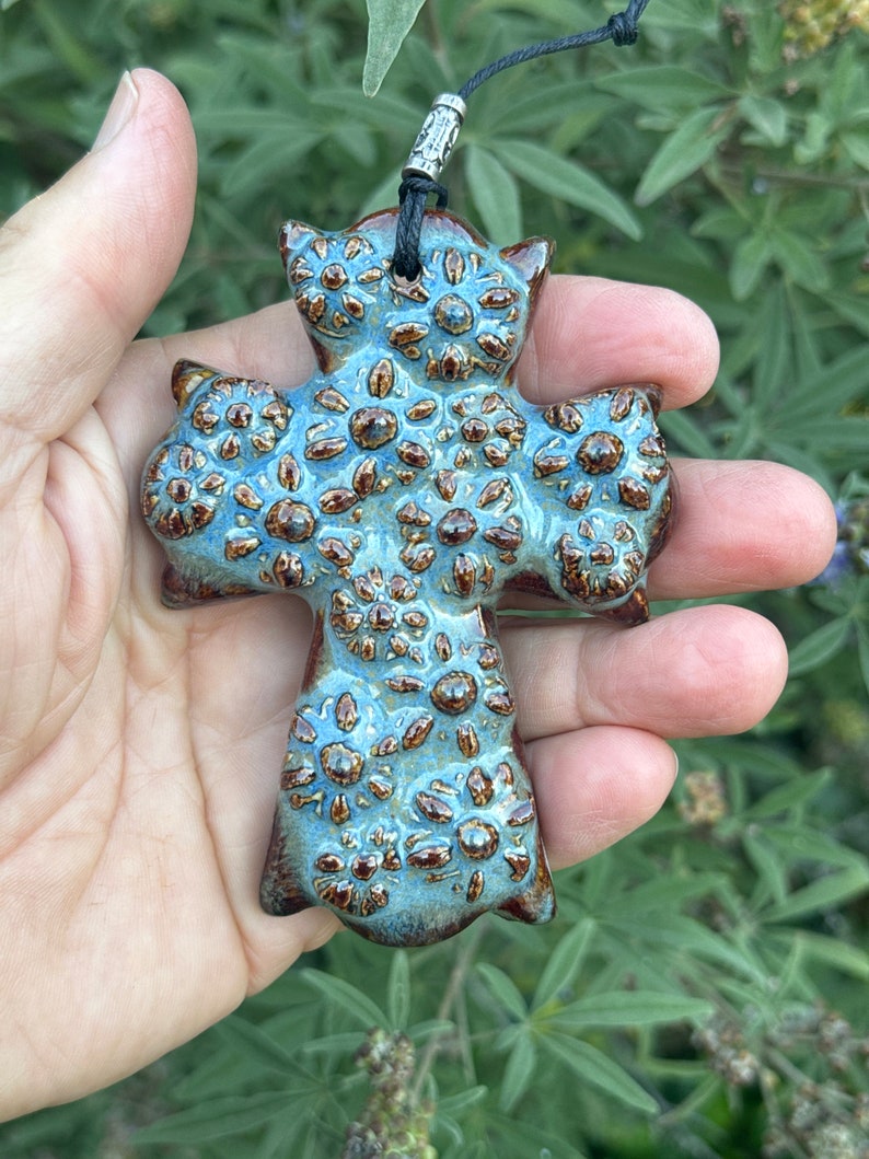 Ceramic Crosses, Beautiful Home Decor, Handmade, Birthday, Baptism ...
