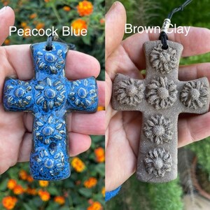 Crosses Ceramic Crosses Beautiful Home Decor Handmade - Etsy