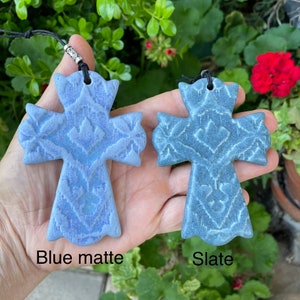 Ceramic Cross With a Sheer Gift Bag, Beautiful, Home Decor, Handmade ...