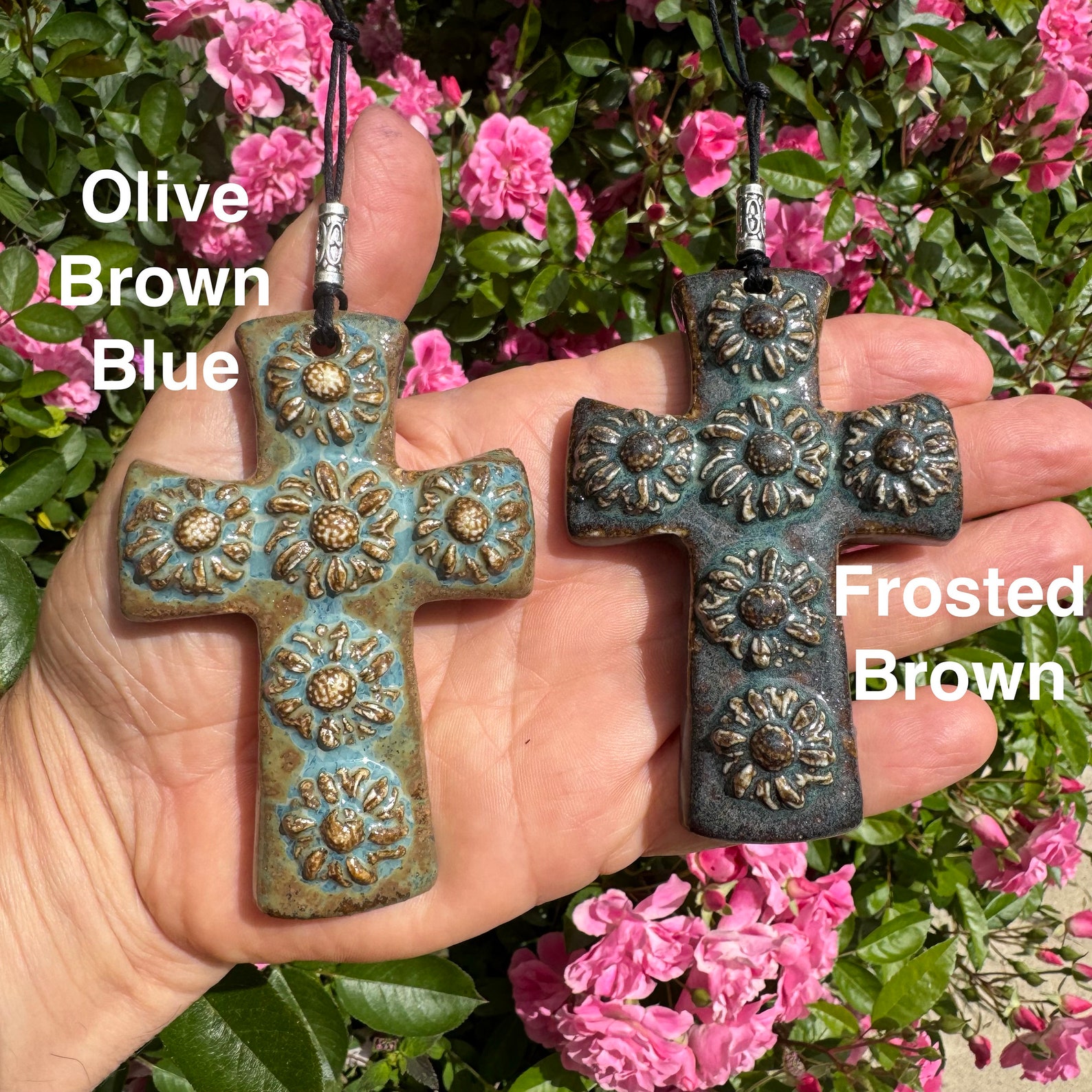 Crosses, Ceramic Crosses, Beautiful Home Decor, Handmade, Birthday ...