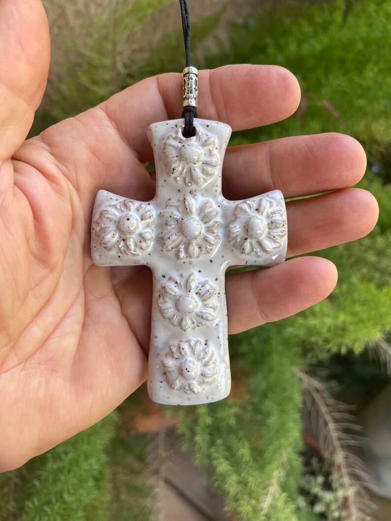 Crosses Ceramic Crosses Beautiful Home Decor Handmade - Etsy