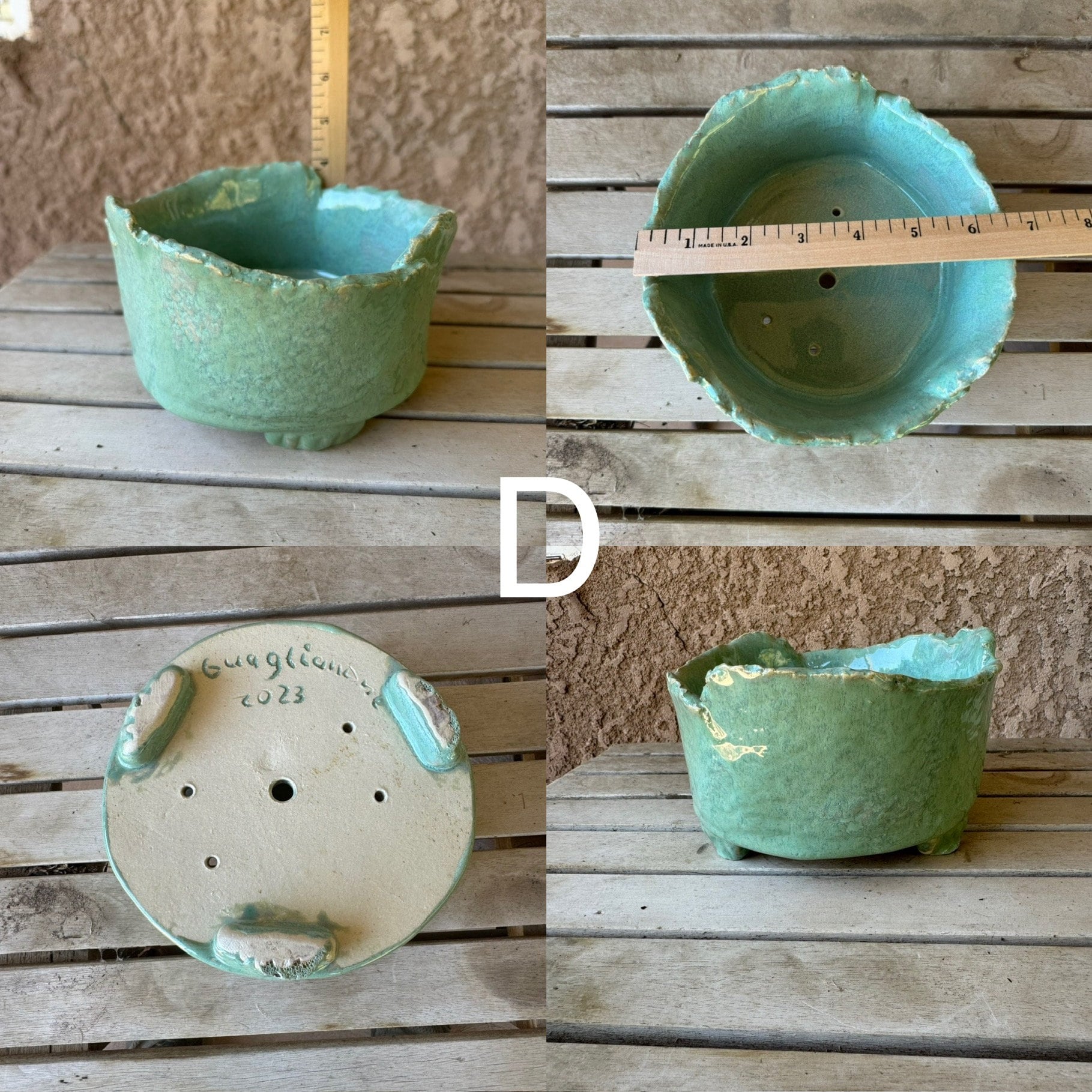 Handmade Bonsai Pot, Ceramic Bonsai Dish, Garden, Gardening, Nature ...