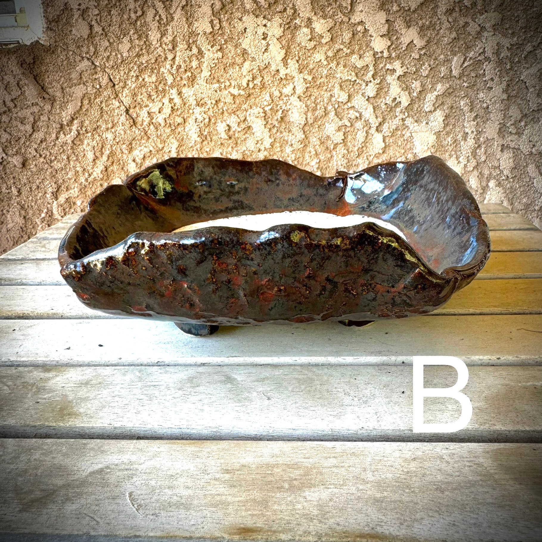 Handmade Bonsai Pot, Ceramic Bonsai Dish, Garden, Gardening, Nature ...