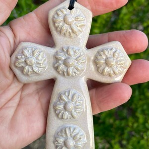 Ceramic Crosses, Beautiful Home Decor, Handmade, Birthday, Baptism ...