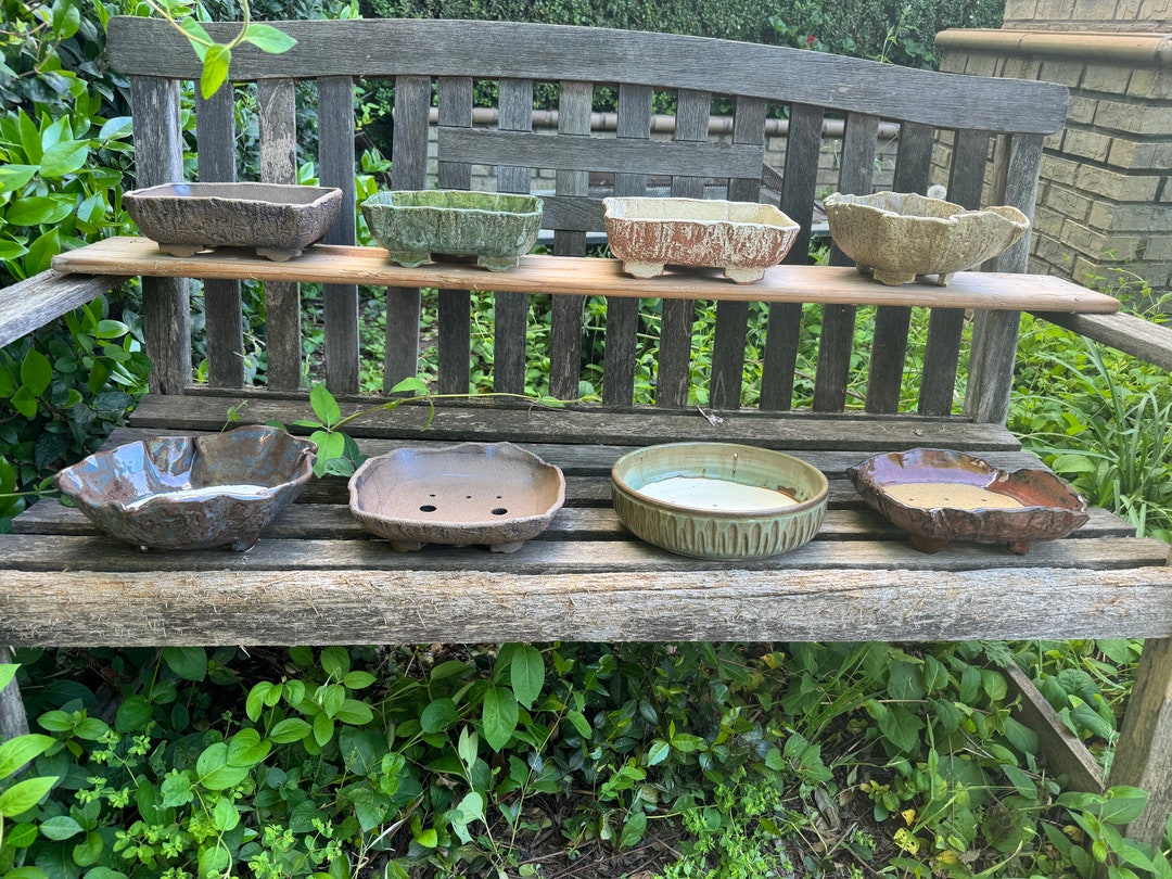 Handmade Bonsai Pot, Ceramic Bonsai Dish, Garden, Gardening, Nature ...