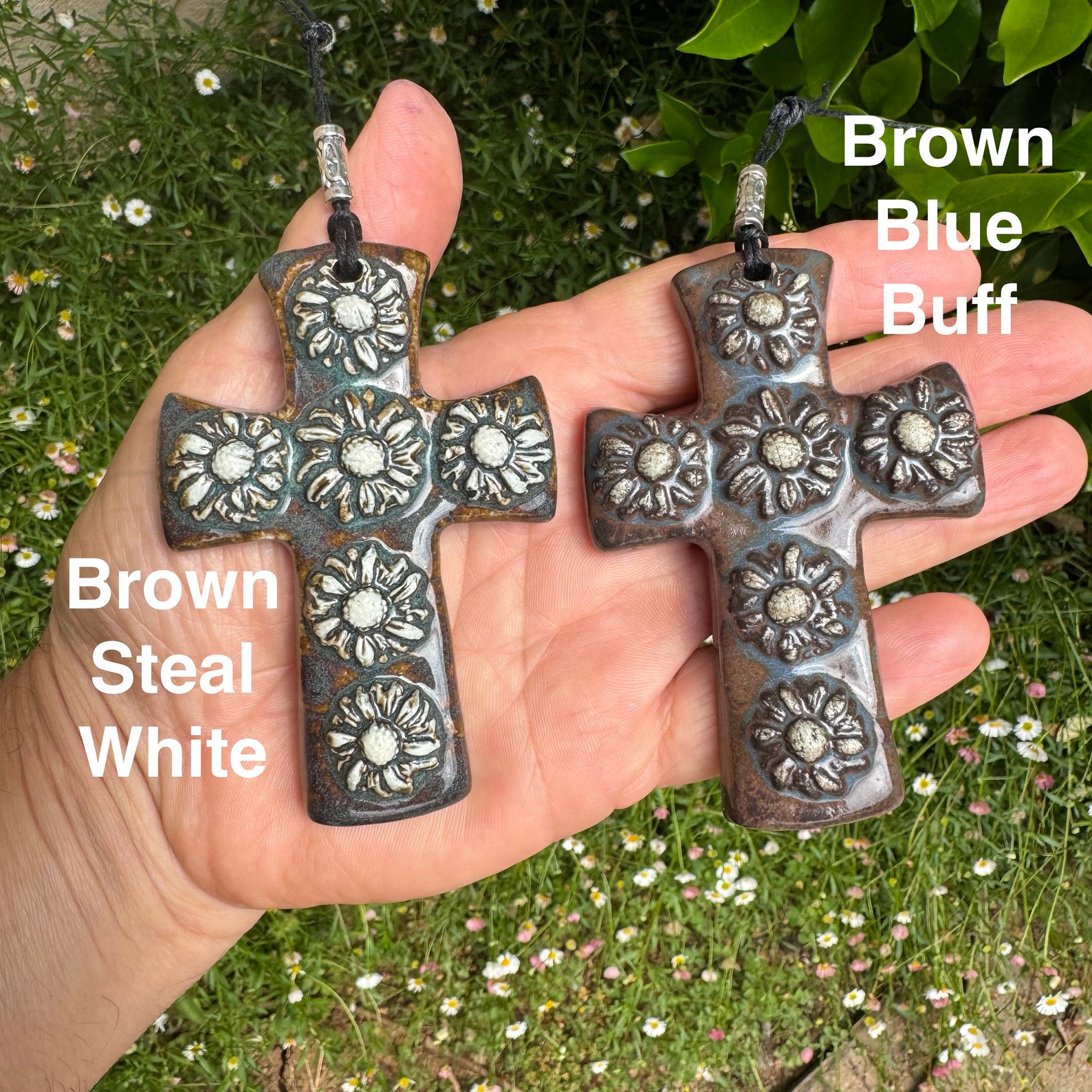 Crosses, Ceramic Crosses, Beautiful Home Decor, Handmade, Birthday ...