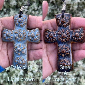 Crosses Ceramic Crosses Beautiful Home Decor Handmade - Etsy