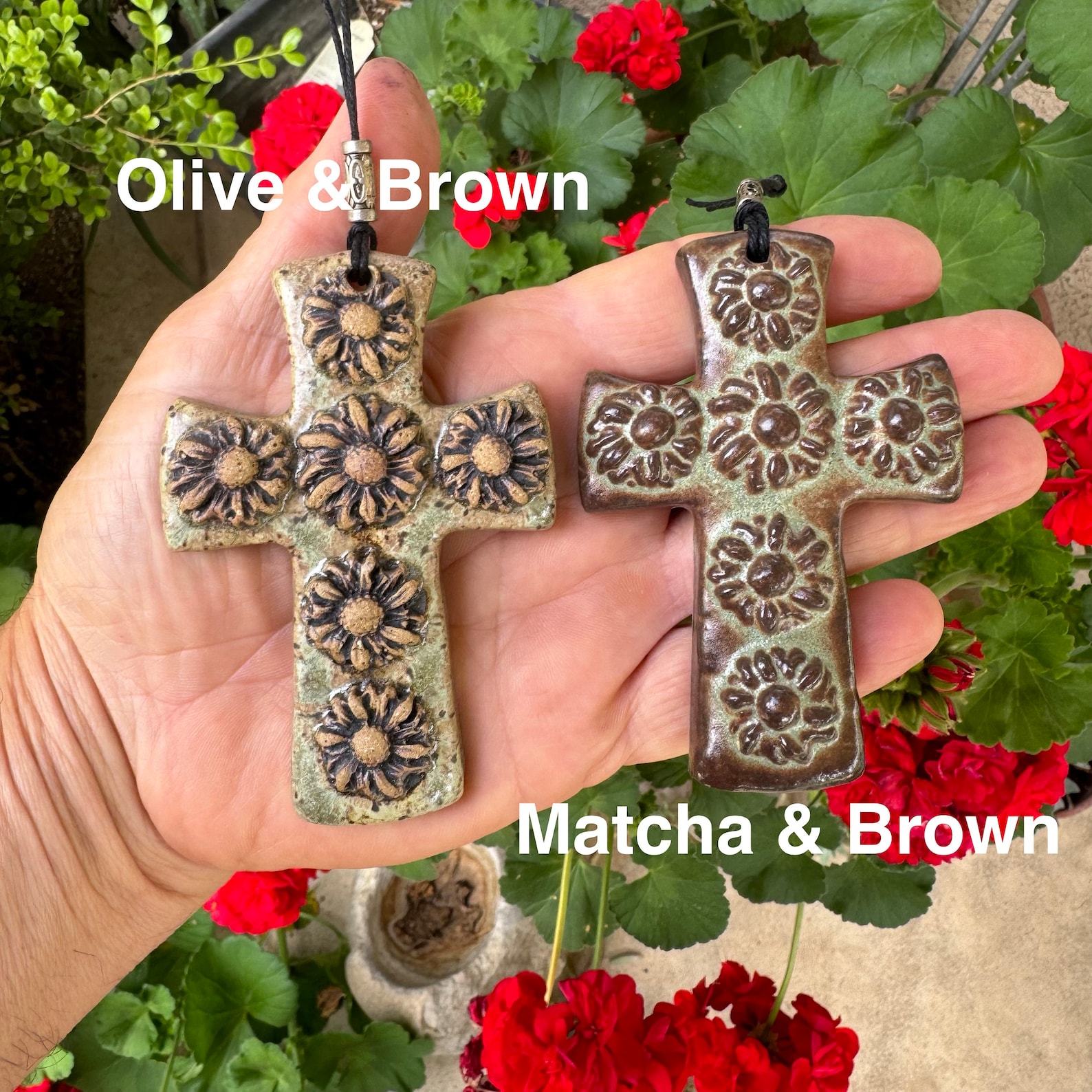 Crosses, Ceramic Crosses, Beautiful Home Decor, Handmade, Birthday ...